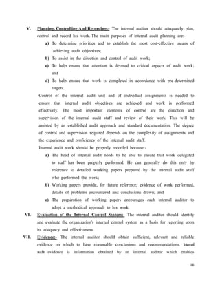 Internal Audit Project | PDF