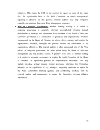 Internal Audit Project | PDF
