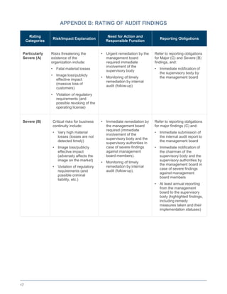 Internal audit ratings guide | PDF