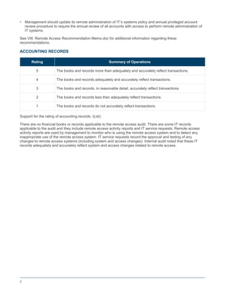 Internal audit ratings guide | PDF