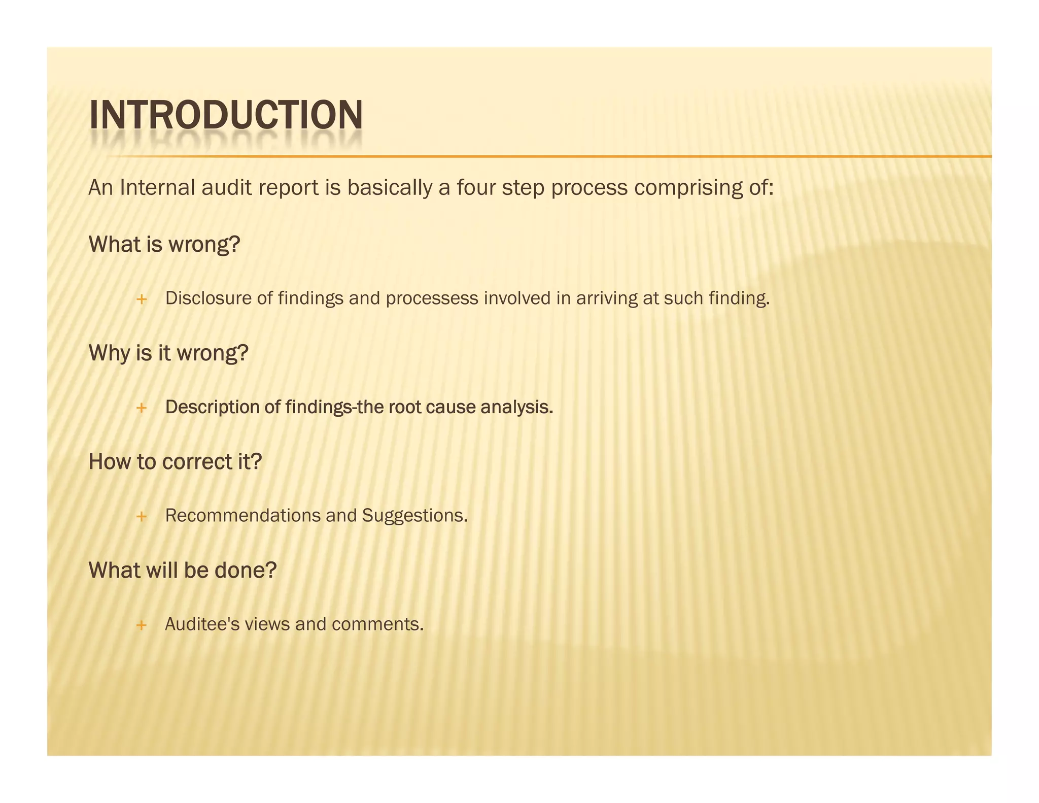 Internal audit report writing | PDF