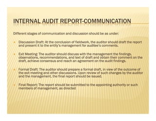 Internal audit report writing | PDF