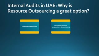 Internal audit resource outsourcing in uae | PPTX | Business Accounting ...