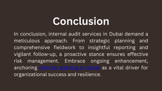 Streamlined Internal Auditing in Dubai | PPT