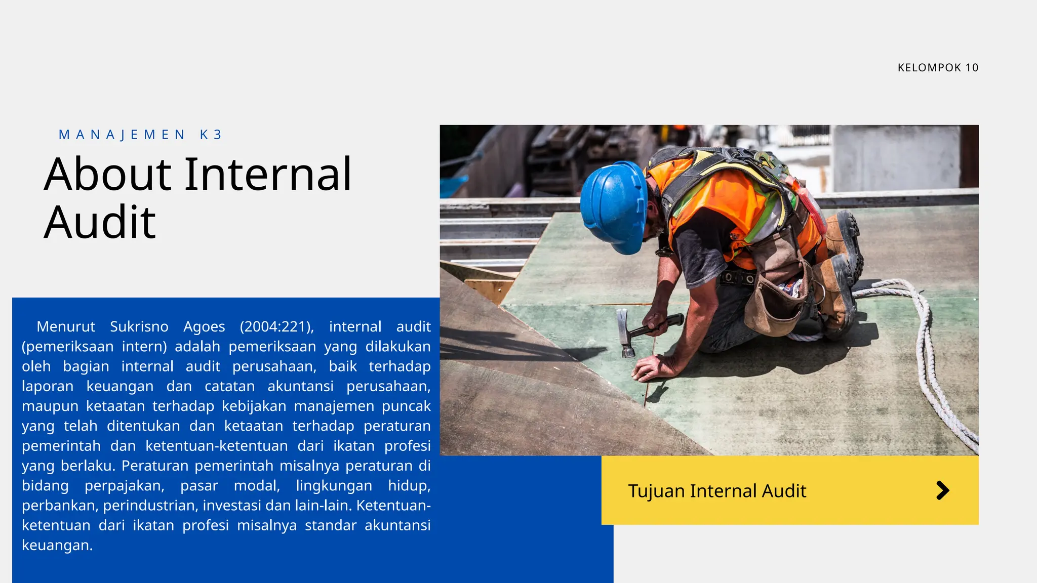 INTERNAL AUDIT Sistem manajemen K3 3.pptx
