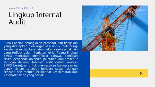 INTERNAL AUDIT Sistem manajemen K3 3.pptx