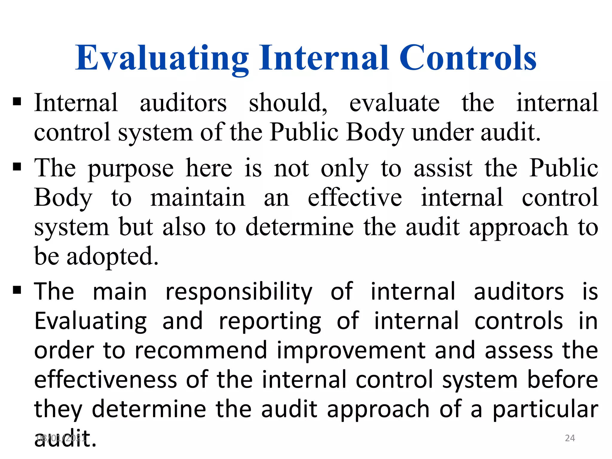 Internal audit ppt | PPTX