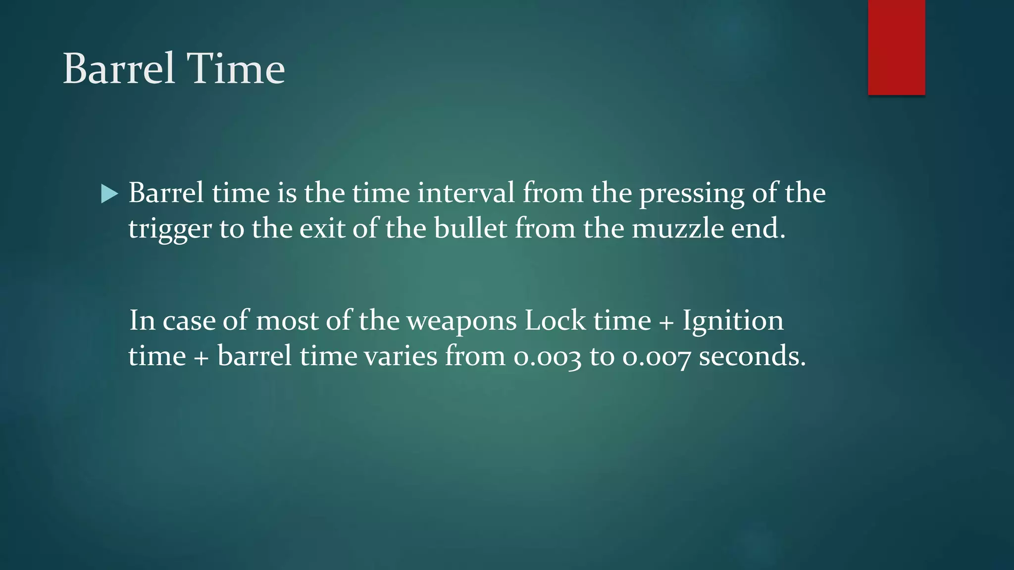Internal ballistics | PPTX