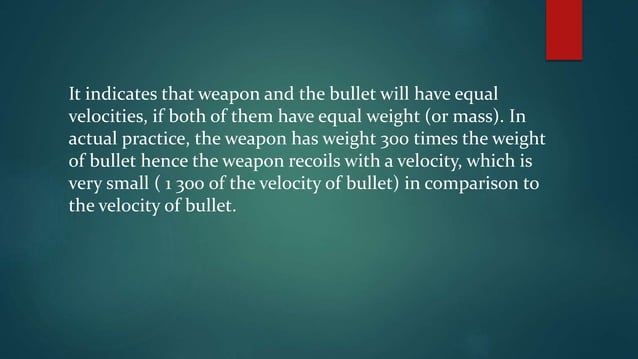Internal ballistics | PPTX | Arms & Ammunition | Sensitive Topics