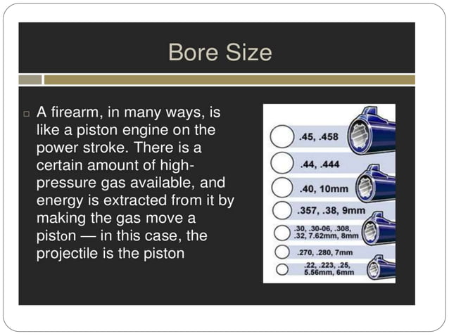 Internal ballistic | PPTX | Arms & Ammunition | Sensitive Topics