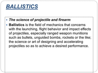 Internal ballistic | PPTX