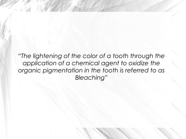 Internal bleaching | PPT | Dental Health | Diseases and Conditions