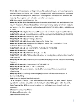 Internal cabling guidelines | PDF