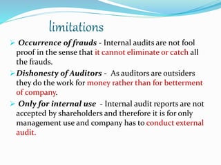 Internal check audit (ppt) | PPTX
