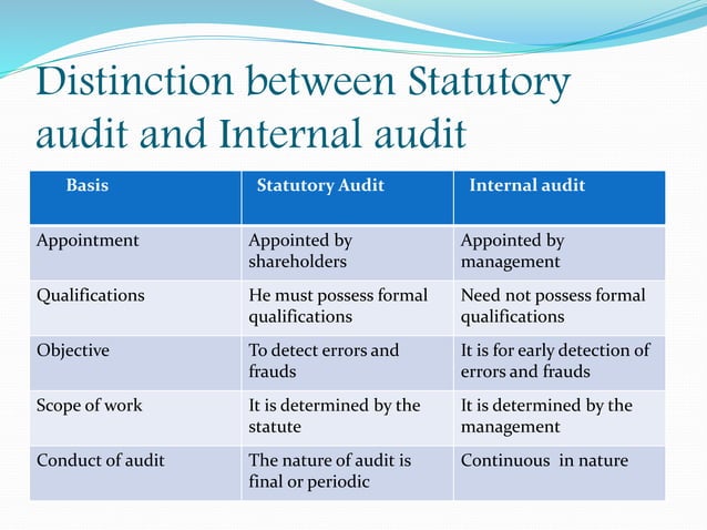 Internal check audit (ppt) | PPTX