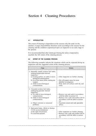 Internal cleaning of fuel tanks | PDF