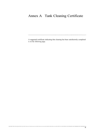 Internal cleaning of fuel tanks | PDF