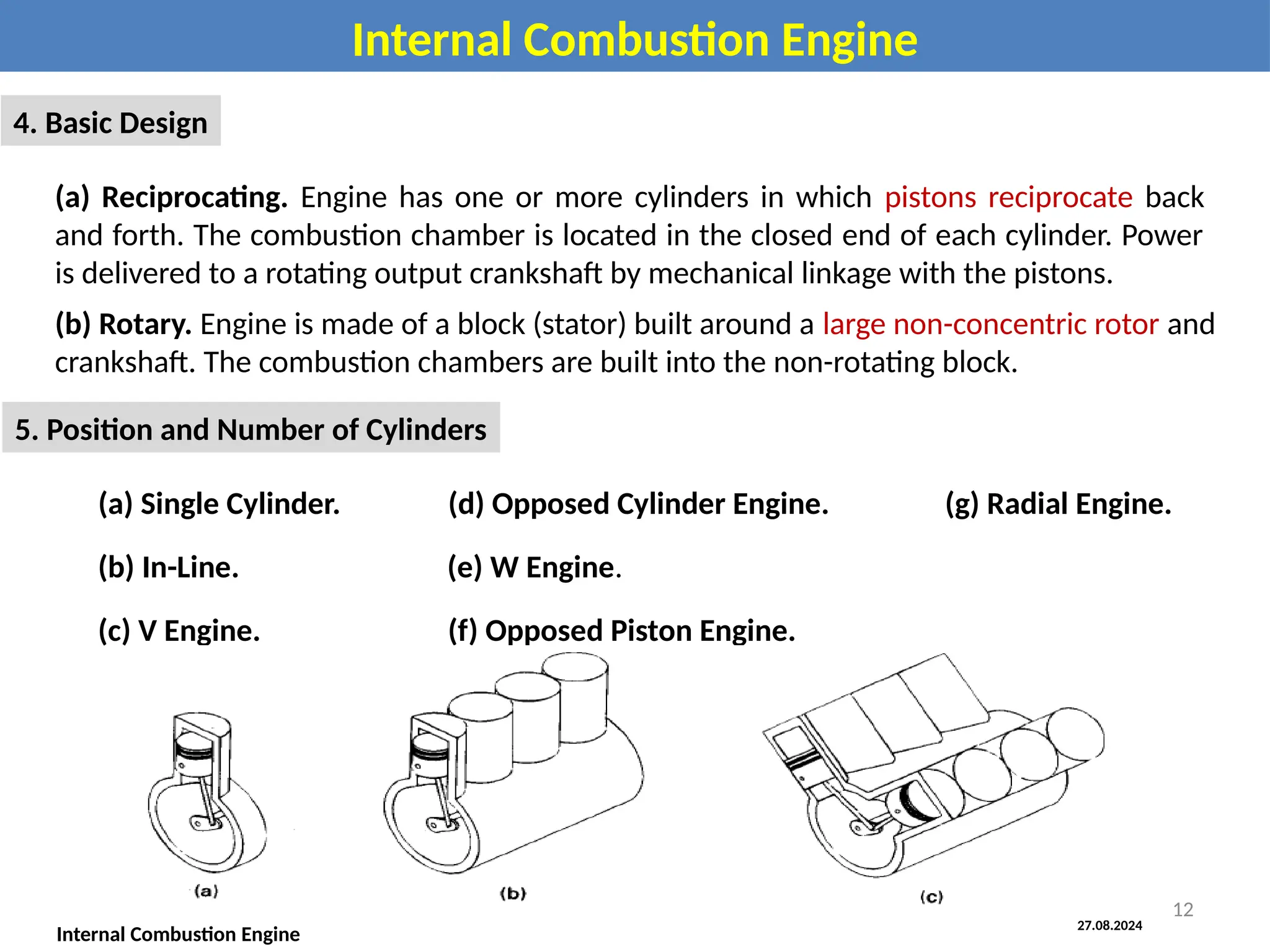 internal combustion engine internal combustion engine | PPTX