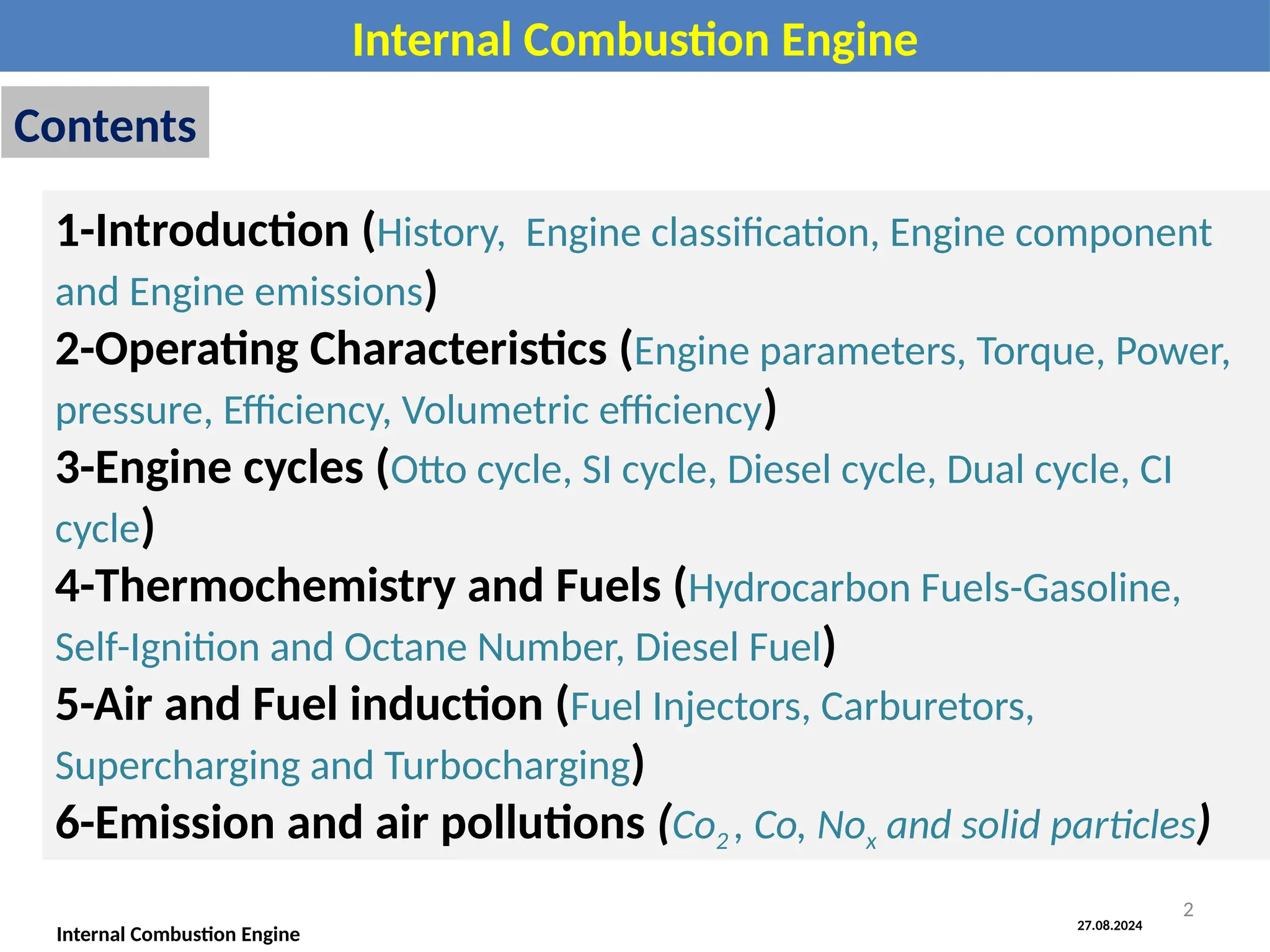 internal combustion engine internal combustion engine | PPT