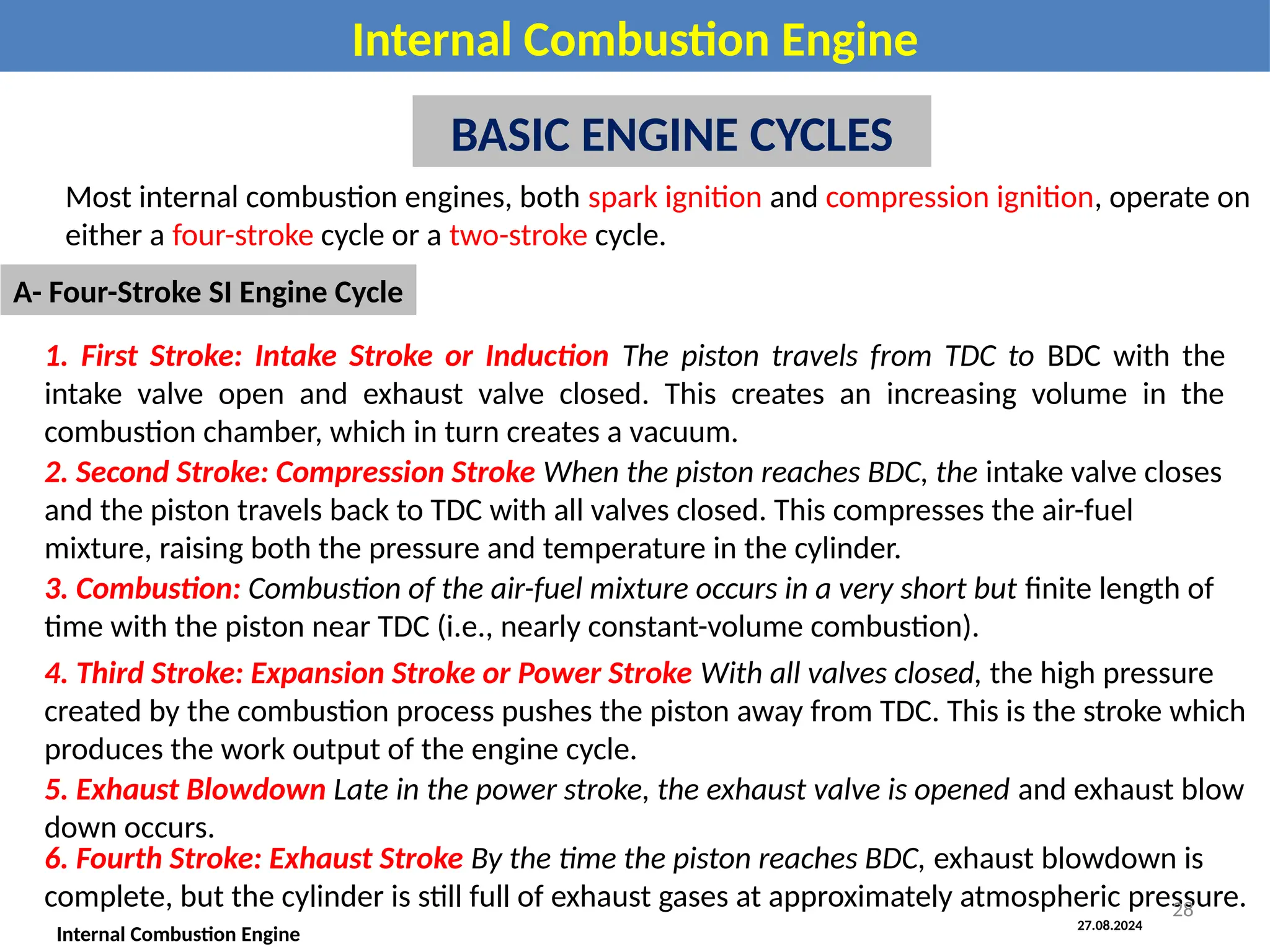 internal combustion engine internal combustion engine | PPT