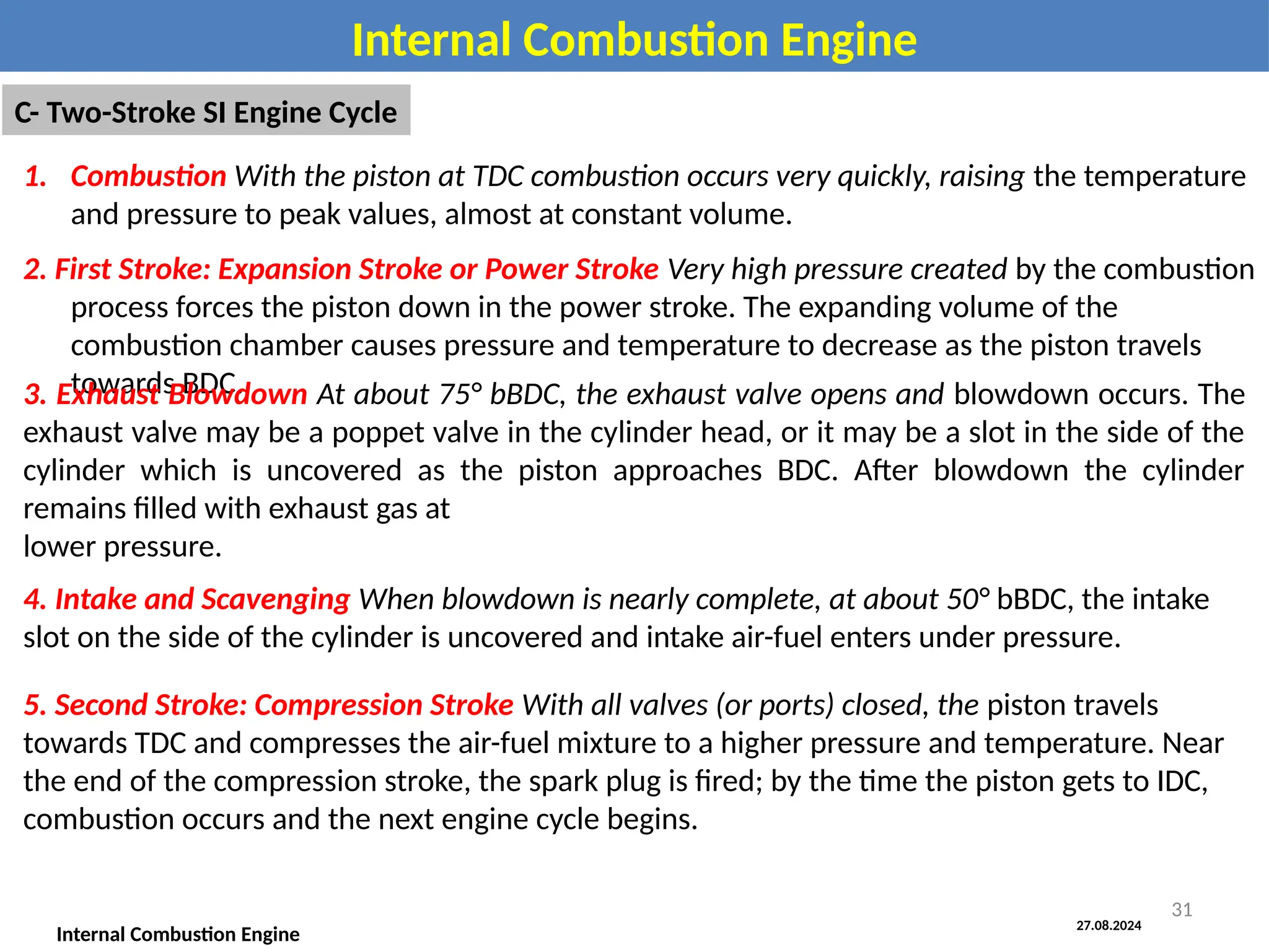 internal combustion engine internal combustion engine | PPT