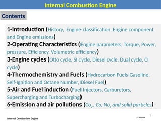 internal combustion engine internal combustion engine | PPT