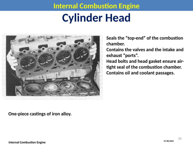 internal combustion engine internal combustion engine | PPT