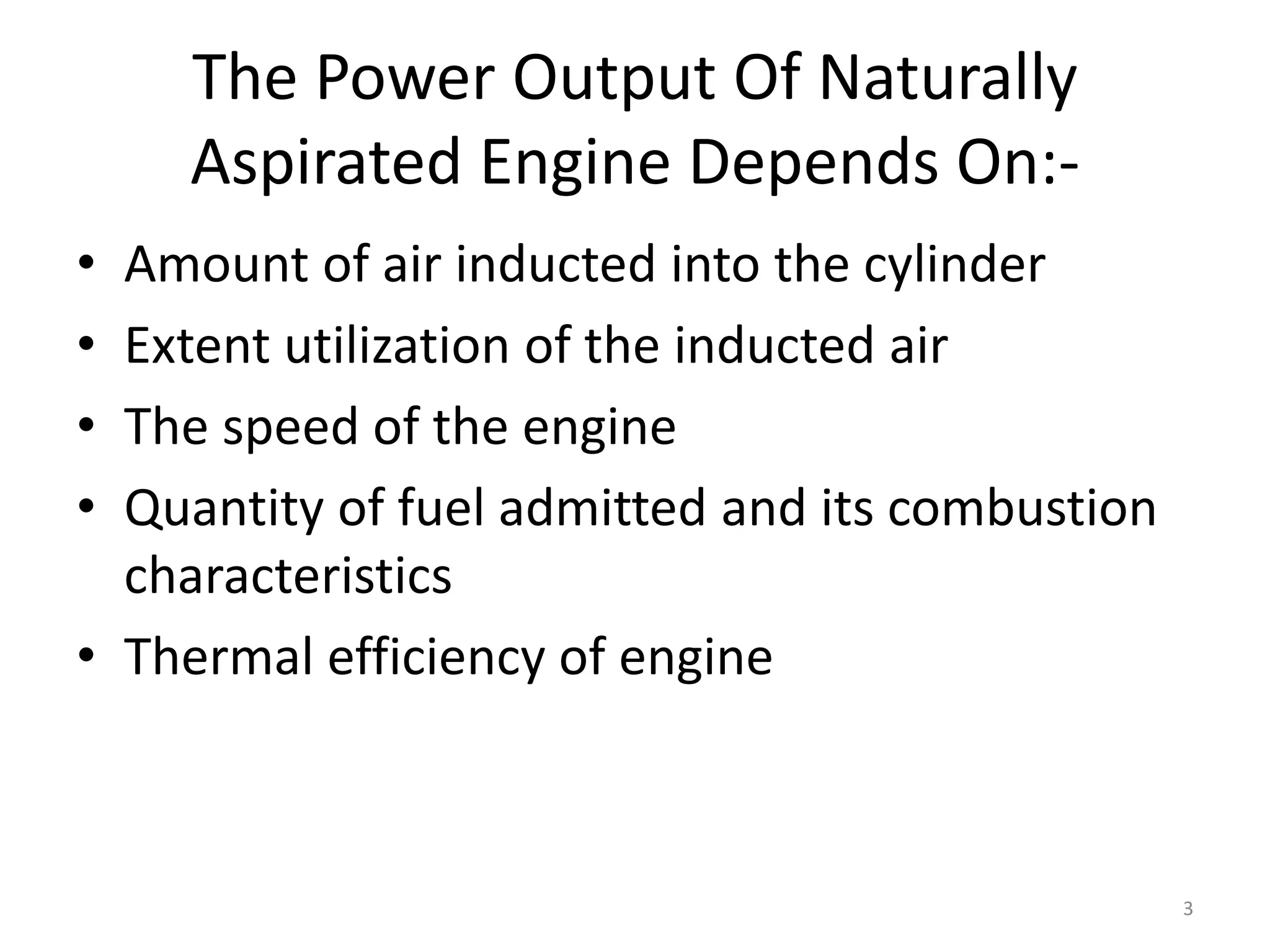 Supercharging In Internal Combustion Engine | PPTX