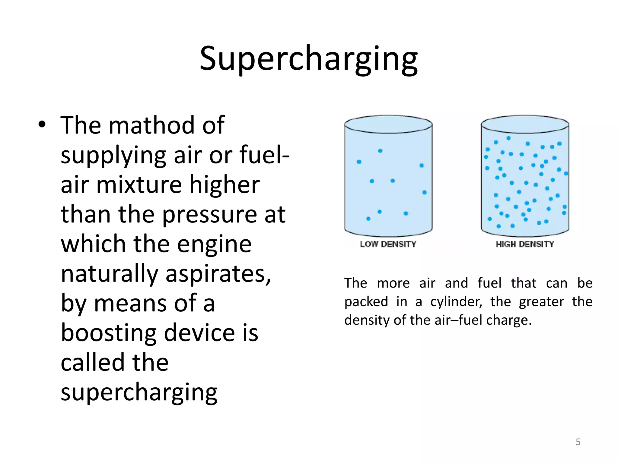 Supercharging In Internal Combustion Engine | PPTX