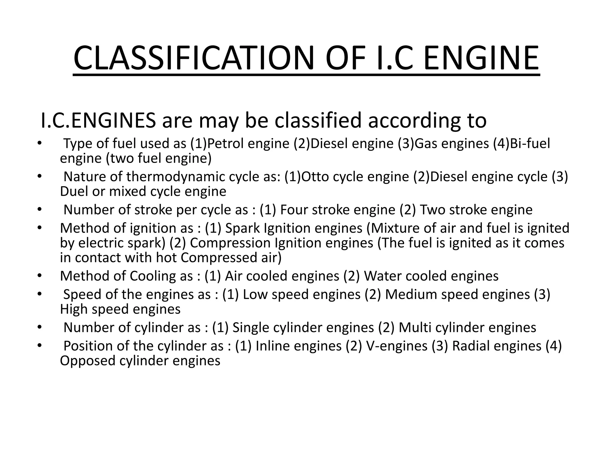 Internalcombustion engine (bme) | PPTX