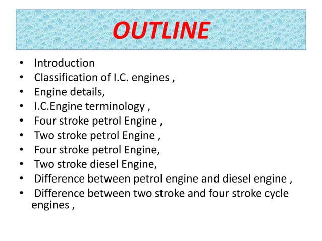 Internalcombustion engine (bme) | PPT