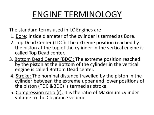 Internalcombustion engine (bme) | PPT