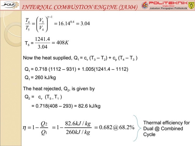 Internal combustion engine (ja304) chapter 2 | PPT | Physics | Science