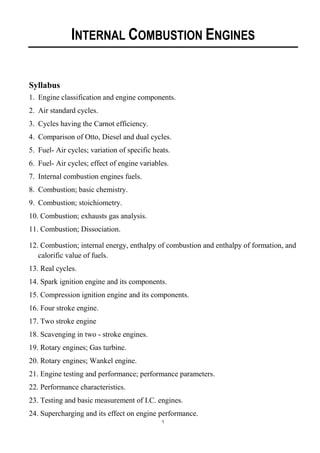 Internal combustion engines | PDF