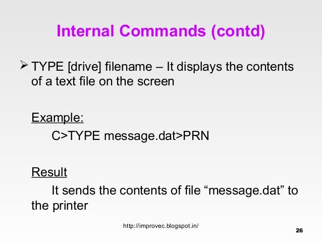 Internal commands.29to30