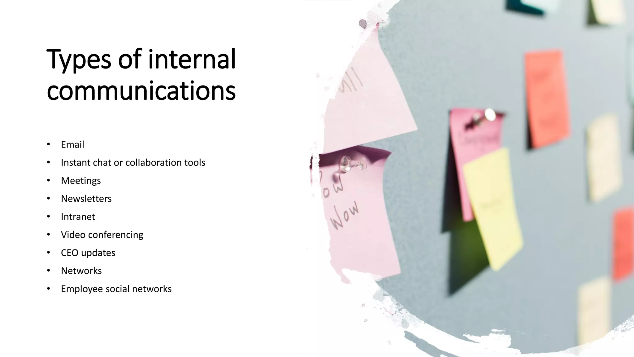 Internal comms - building guiding principles and choosing the right ...