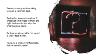 Internal comms - building guiding principles and choosing the right ...