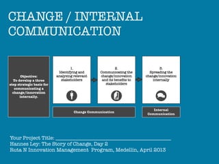 Change / Internal Communication Plan | PDF | Business | Business and ...