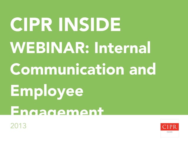 Internal Communication and Employee Engagement: Informed Employee Voice ...