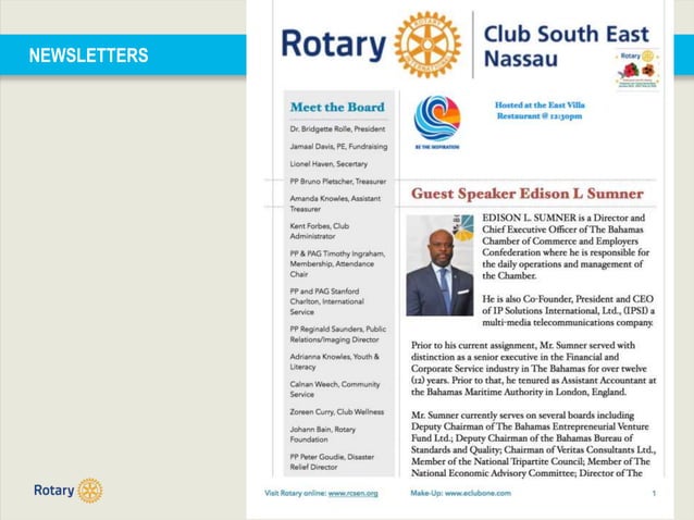 Rotary - Internal club and district communications | PPTX | Email ...