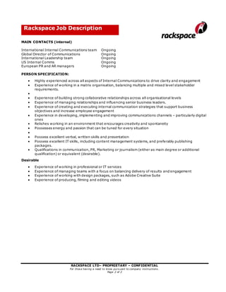Internal Communications Manager | DOCX