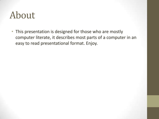 Internal Components for Intermediate Learners | PPT