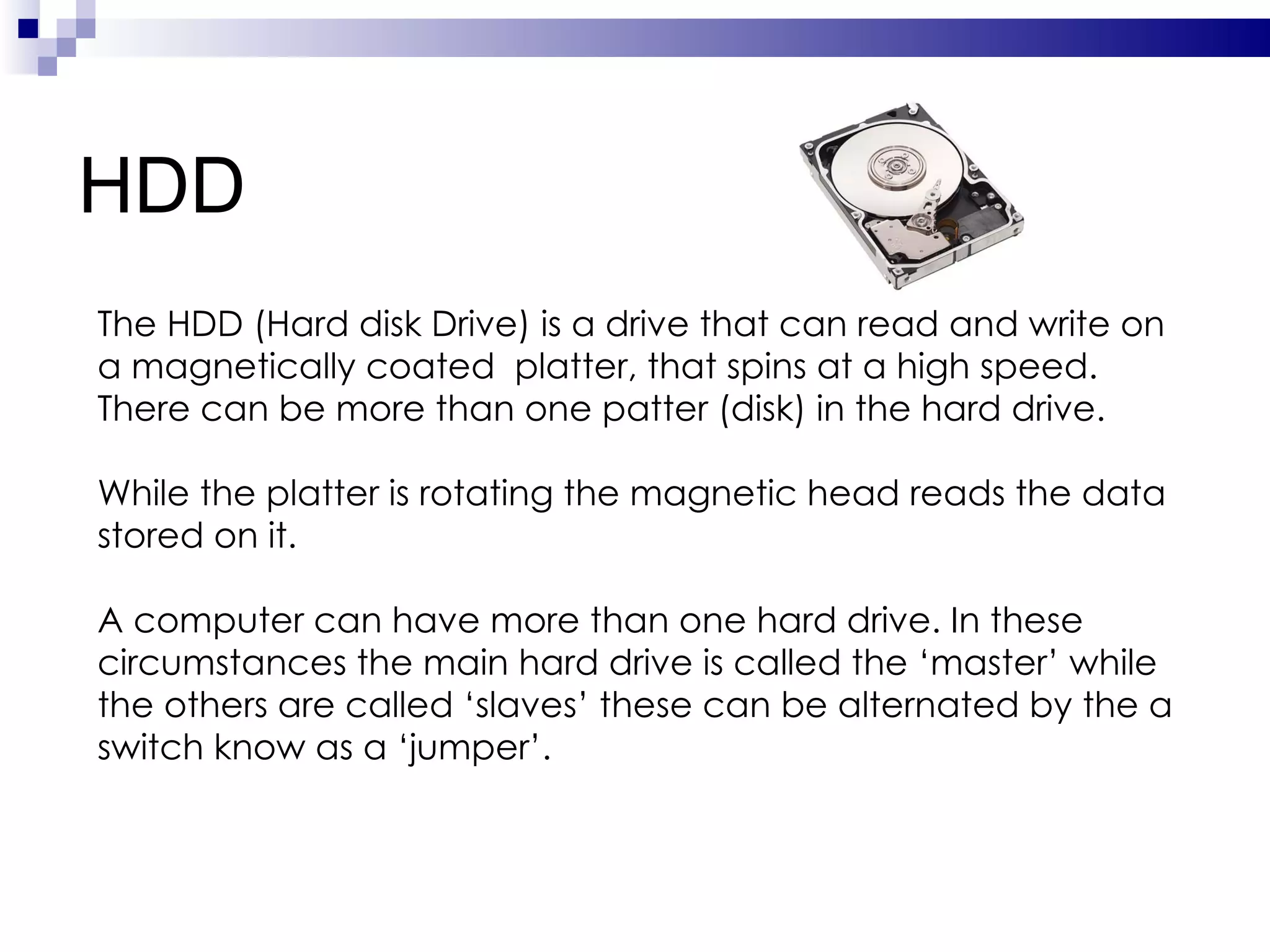 Internal components of the computer | PPT