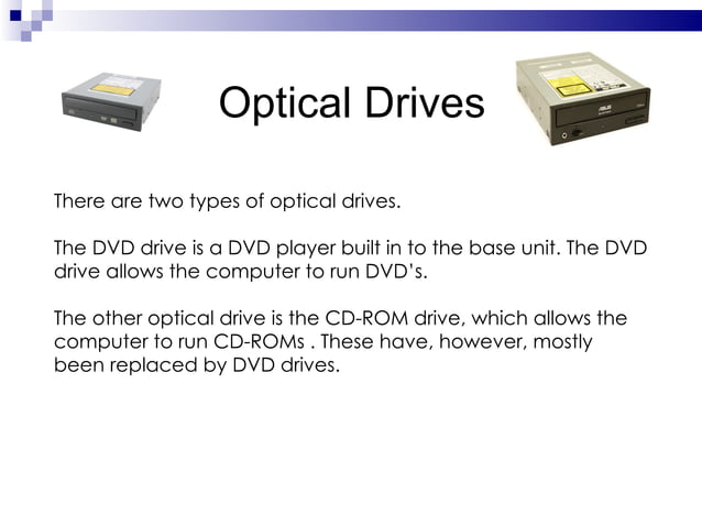 Internal components of the computer | PPT | Data Storage and ...