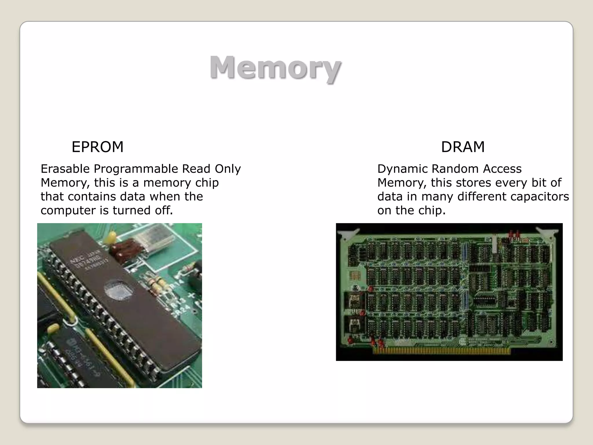 Internal computer components benn kelly | PPTX | Computer Peripherals | Computing