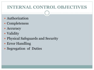 Internal control | PPTX