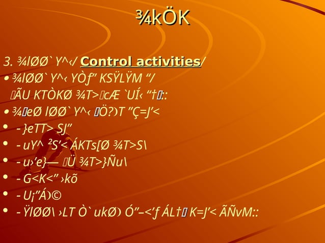 Internal control in Auditing Principle and Practice 1 | PPT
