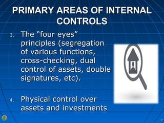 Internal Control for Cooperatives | PPT