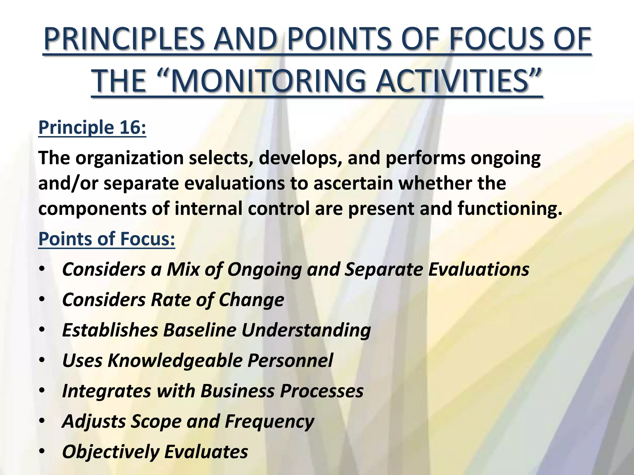 COSO Internal Control - Integrated Framework | PPTX