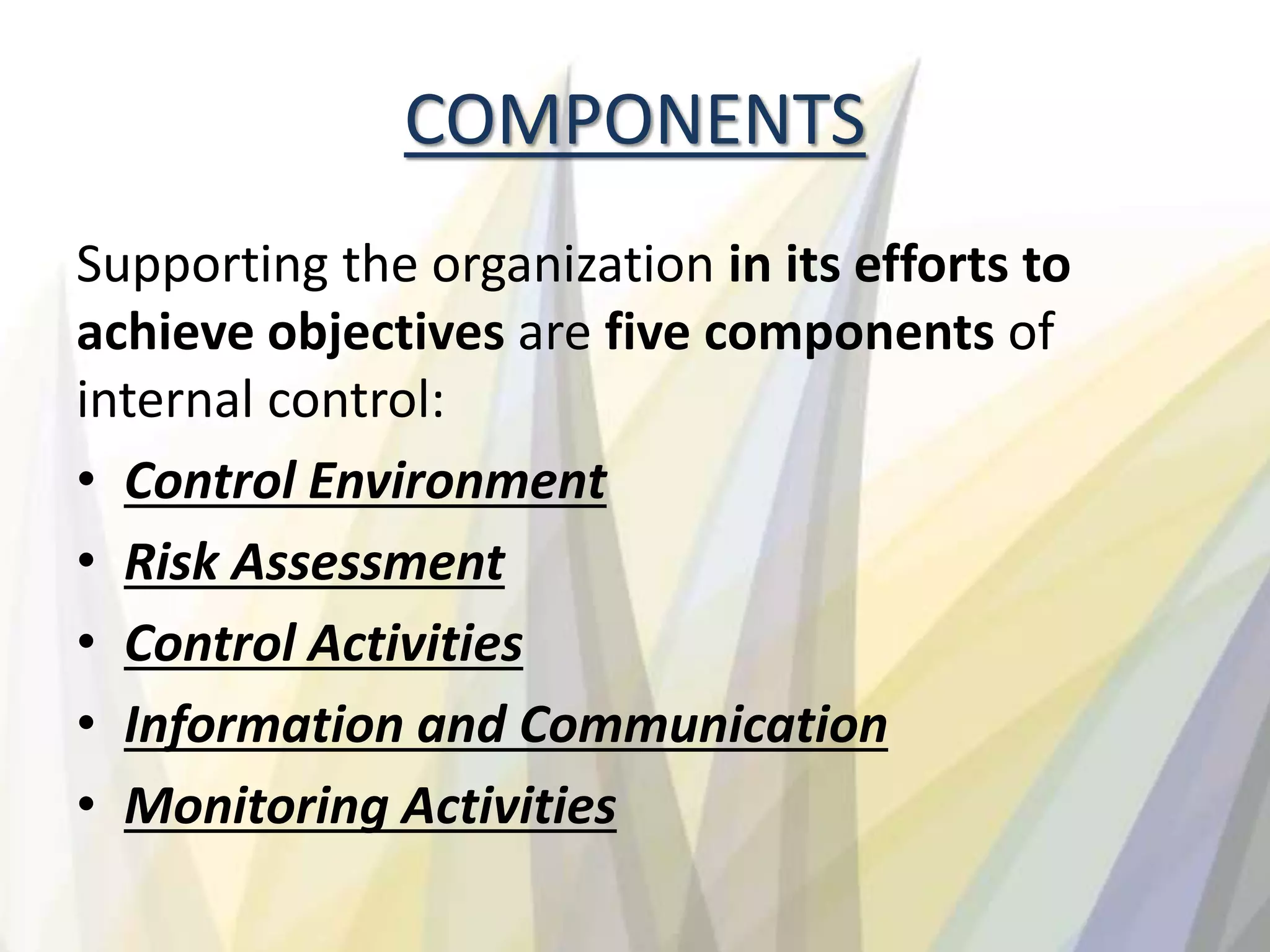 COSO Internal Control - Integrated Framework | PPTX